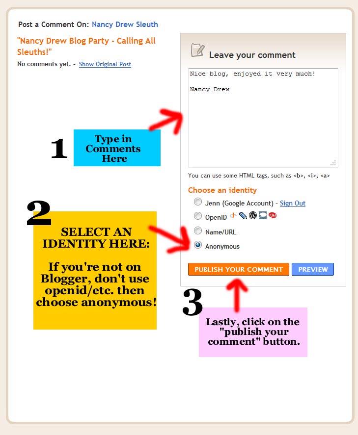 Once you publish the comment, it will appear shortly once approved by ...